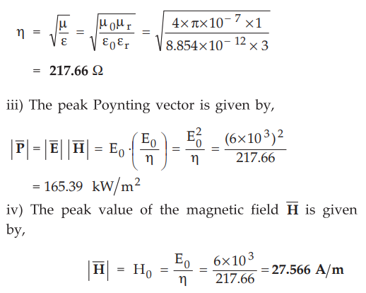 Poynting Vector and Poynting Theorem - Electromagnetic Waves