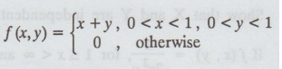 Exercise 2.1 (Discrete and Continuous Random Variable) - Two dimensional random variables