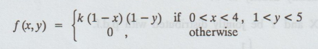 Exercise 2.1 (Discrete and Continuous Random Variable) - Two dimensional random variables
