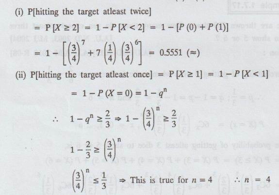 Binomial Distribution Examples Solved Problems Random Variables