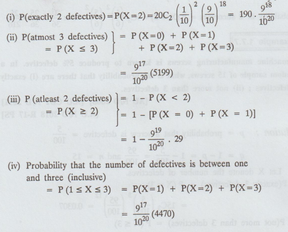 Binomial Distribution Examples Solved Problems Random Variables
