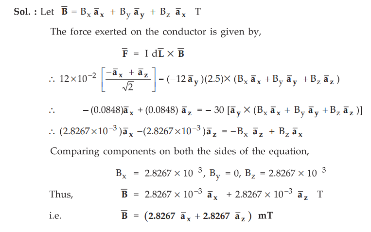 Force on a Differential Current Element - Statement, Proof, Equation, Solved Example Problems