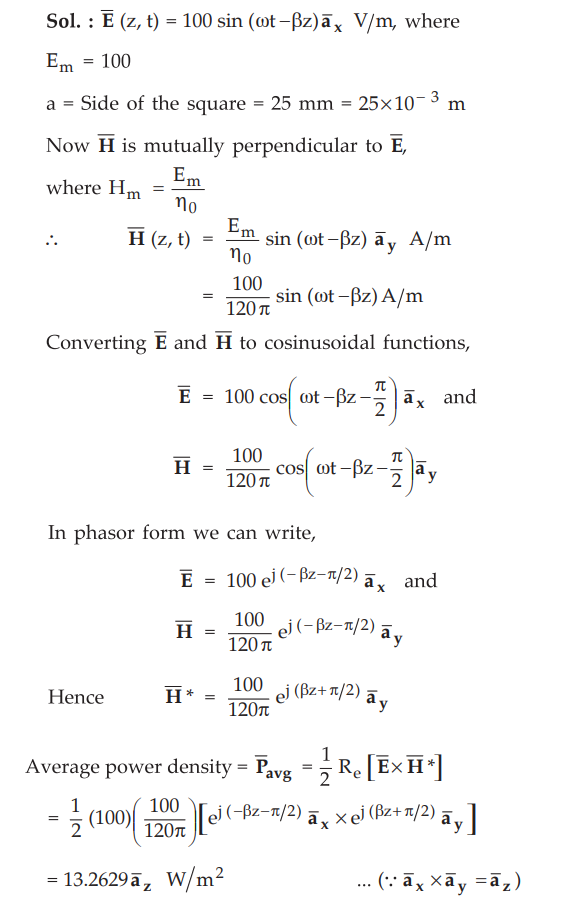 Poynting Vector and Poynting Theorem - Electromagnetic Waves