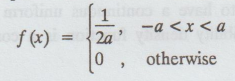 Uniform distribution (or) Rectangular Distribution - Random variables