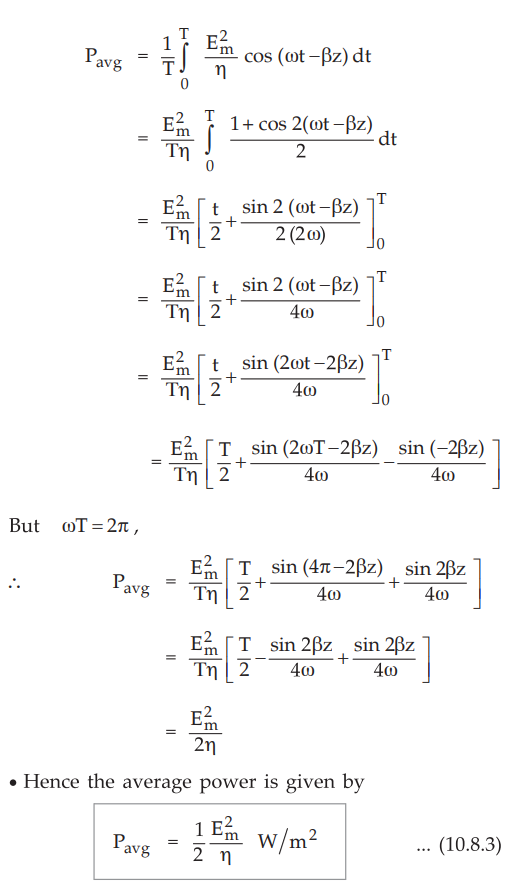 Poynting Vector and Poynting Theorem - Electromagnetic Waves
