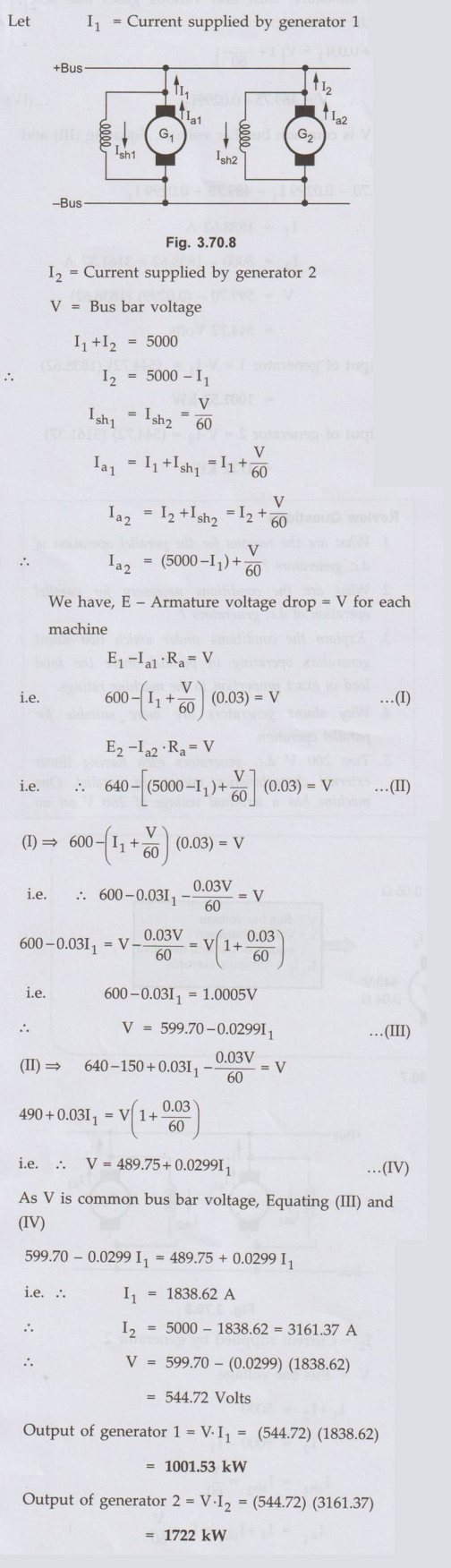 Necessity of Parallel Operation of Generators - DC Generators