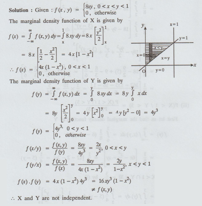 Problems Under Continuous Random Variables Two Dimensional Random 7867