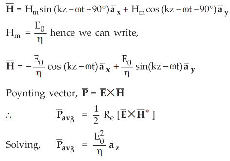 Poynting Vector and Poynting Theorem - Electromagnetic Waves