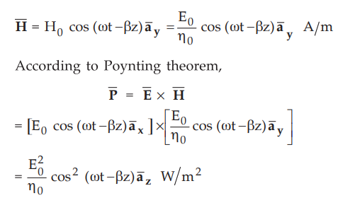 Poynting Vector and Poynting Theorem - Electromagnetic Waves