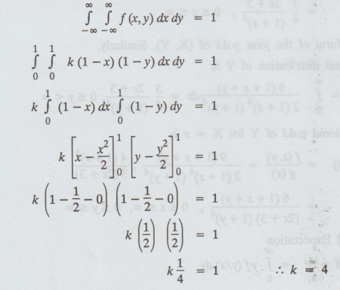 Problems under continuous random variables - Two dimensional random variables