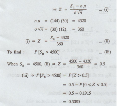 Central limit theorem: Example Solved Problems - Two dimensional random variables
