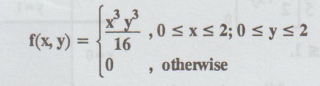 Problems under continuous random variables - Two dimensional random variables
