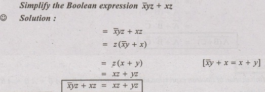 Minimization Of Boolean Expressions Using Algebraic Method Problems Solved Example Problems 9692